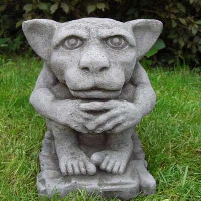 Gargoyle Garden Statue with Big Ears | DIY at B&Q
