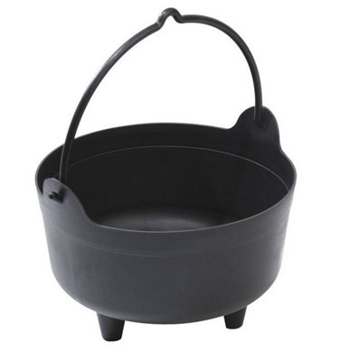 Garland Cauldron Planter with Handle - Black - Large