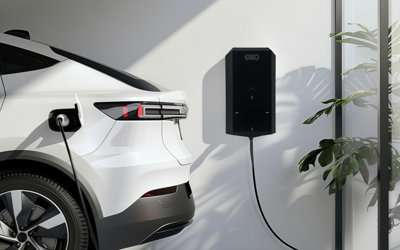 GARO 7.4kW Type 2 EV Charger Untethered 5m High-Tuff Cable All-in-One ...