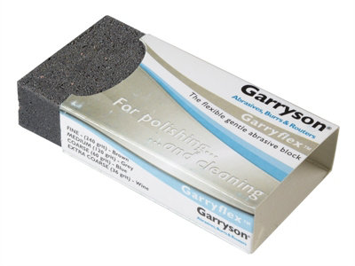 Garryson GB120 Garryflex Abrasive Block - Medium 120 Grit Grey GARABM