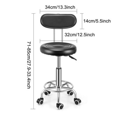 Gas Chairs Stools Swivel Breakfast Adjustable Height Stool Kitchen with ...