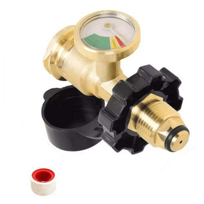Gas Pressure Gauge Level Indicator: POL Propane LPG Cylinder QCC