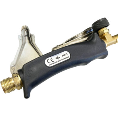 Gas Torch Weed Burner Propane Hose Regulator Roofers Plumbers Kit PB022