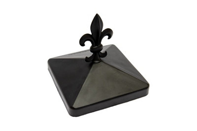 Gate Post Cap and Finial for 6x6 inch or 150mm Square Posts Galvanized ...