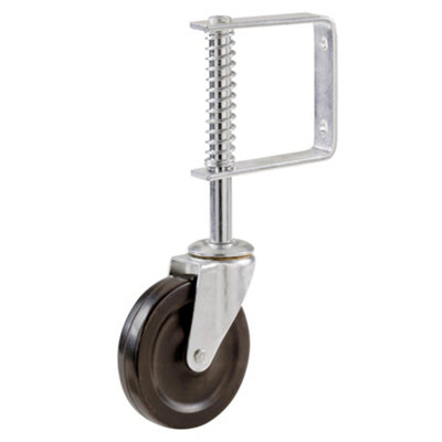Gate Wheel Spring Loaded Castor, 100mm 4-inch Heavy-Duty Wheel, 57kg ...