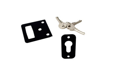 Gatemaster Black Heavy Duty Locking Bolt Screw Fixed with extended lock ...