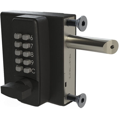 Gatemaster digital combination bolt on gate lock double sided keypad ...