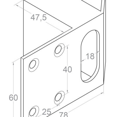 Gatemaster digital combination gate lock surface fixed single sided ...