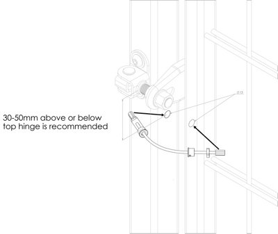 GATEMASTER Gate Safety Restrainer (GRS03) 260KG for Gate Hinges