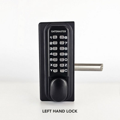 Gatemaster Superlock digital combination single sided gate lock left ...