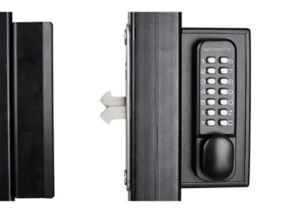 Gatemaster Superlock single digital combination sliding gate lock left ...