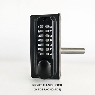 Gatemaster superlock surface digital combination double sided left hand ...