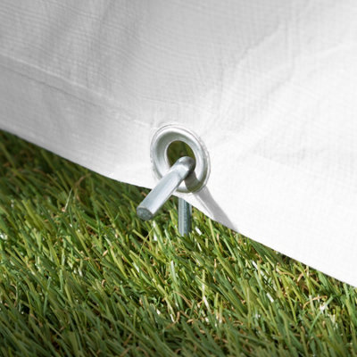 Gazebo Mammut - 8 x 4 m, removable side panels, weather & UV-resistant ...