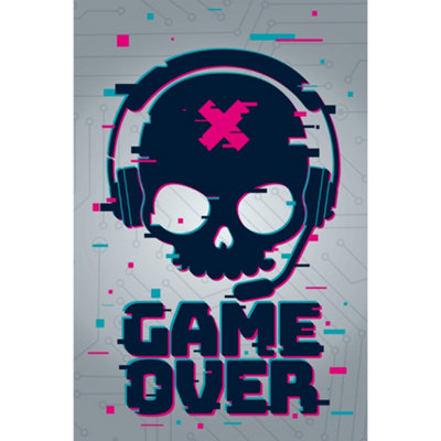 GB Eye Game Over 61 x 91.5cm Maxi Poster | DIY at B&Q