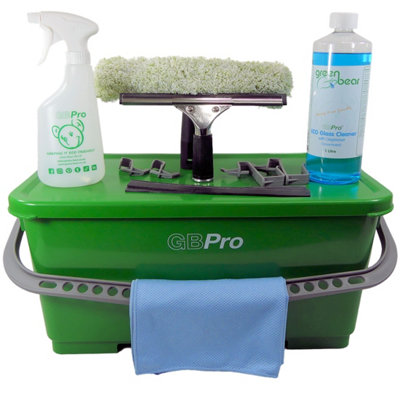 GBPro Professional Window Cleaning 25cm squeegee 10 in 1 SET SAVER ...