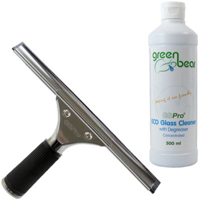 GBPro Professional Window Squeegee Stainless Wiper 25cm/10" + Eco ...