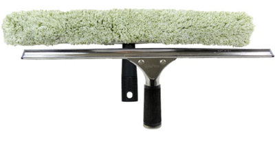 GBPro Professional Window Squeegee Stainless Wiper 45cm/18 inch + T Bar ...
