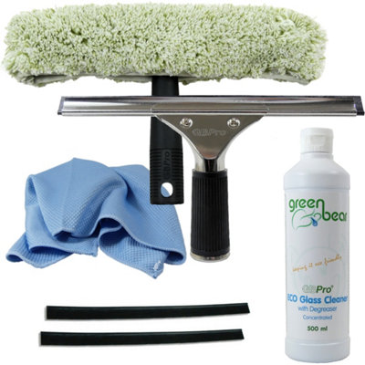 GBPro Professional Window Stainless Steel Squeegee 25cm/10 inch +T Bar ...