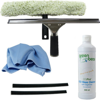GBPro Professional Window Stainless Steel Squeegee 35cm/14 inch +T Bar ...