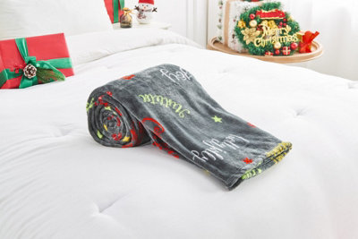 GC GAVENO CAVAILIA Christmas Tree Printed Throw Blanket Lightweight ...