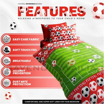 GC GAVENO CAVAILIA Kids Printed Goal Red Single Reversible Football ...