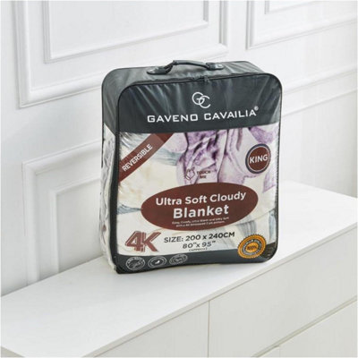 GC GAVENO CAVAILIA Sherpa Fleece Blossom Heavy Bed Blanket 4kg Free ...