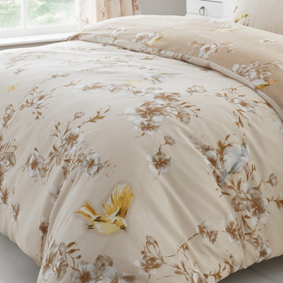 GC GAVENO CAVAILIA Tropical birds duvet cover bedding set natural ...