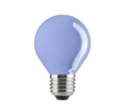 GE 15w E27 (ES) Blue Golf ball Lamp | DIY at B&Q