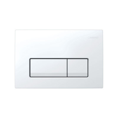 Geberit Concealed 115.105.11.5 Cistern Delta50 Dual Flush Plate White ...