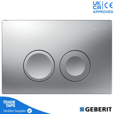 Geberit Delta 25 Flush Plate Matt Chrome