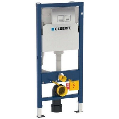 Geberit Duofix 1.12m WC Toilet Frame Delta Cistern Wall Brackets WC ...