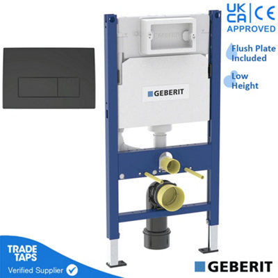 Geberit Duofix Toilet Concealed Cistern Frame 98cm with Geberit Delta ...
