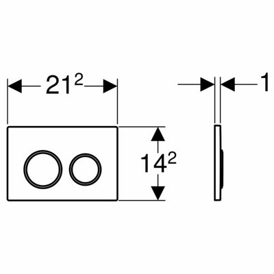 Geberit Duofix Up200 0.82 Kappa Cistern Wall Hung Concealed Wc Toilet ...