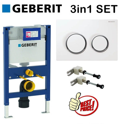 Geberit Duofix Up200 0.82 Kappa Cistern Wall Hung Concealed Wc Toilet ...