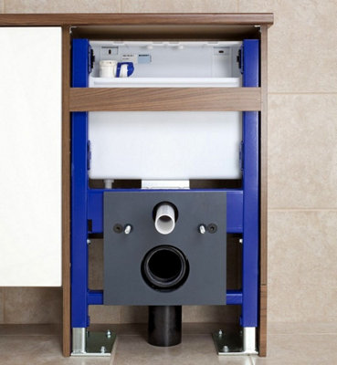 Geberit Low height wc frame H79cm with type 01 flush button