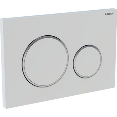 GEBERIT MODERN BATHROOM SIGMA20 FRONT ACTUATOR ROUND PUSH BUTTON ...