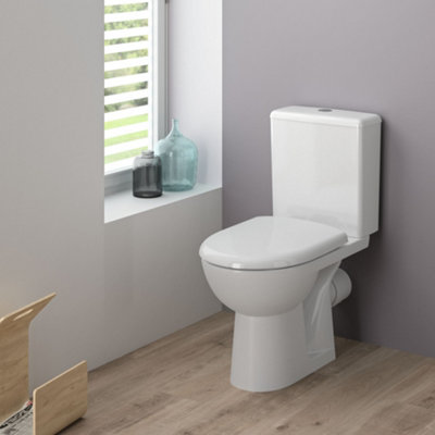 Geberit Selnova floor standing close coupled toilet (open back ...