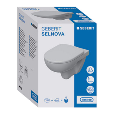 Geberit selnova wall hung pan pack
