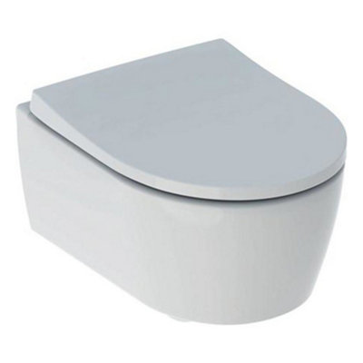 Geberit Soft Close Seat Wall Hung Compact Toilet Pan Bathroom 365mm ...