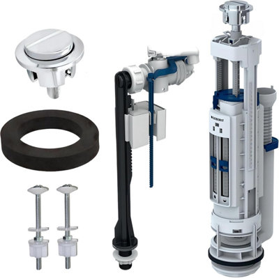 Geberit Type 290 Dual Flush Valve, 380AG Fill Valve Set with Doughnut ...