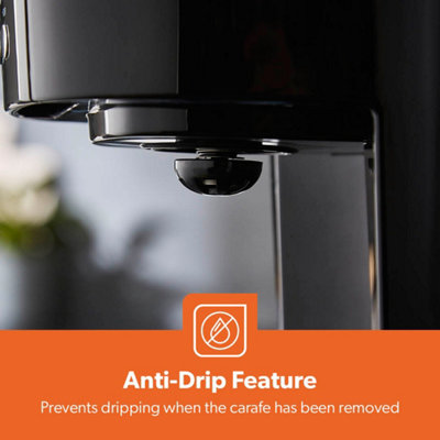 Geepas 1.5L Programmable Filter Coffee Machine Keep Warm Function, 900W