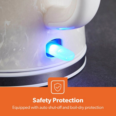 Geepas 1.7L Kettle and 2 Slice Toaster Set with Marble Pattern Design ...