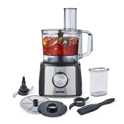 Geepas 1200W Compact Food Processor, Multifunctional Electric Food Chopper