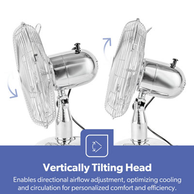 Oscillating table fan store