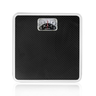 Geepas 130kg Personal Mechanical Weighing Machine Analog Weight Measure