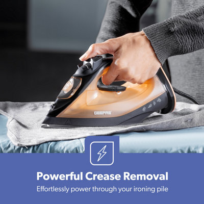 Geepas 1800W Steam Iron Dry and Wet Steam Iron