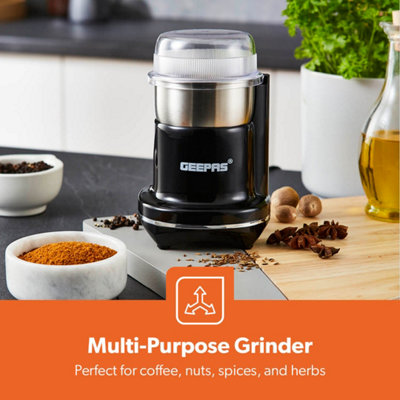 Geepas 200W Coffee Grinder Electric Coffee Grinder for Coffee Beans ...