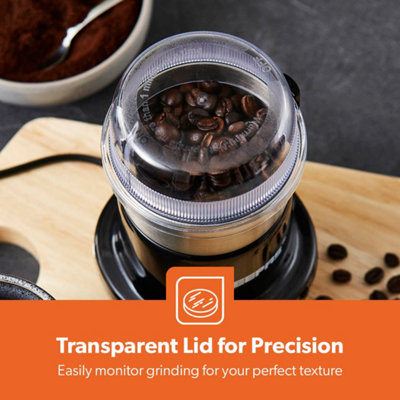 Geepas 200W Coffee Grinder Electric Coffee Grinder for Coffee Beans ...