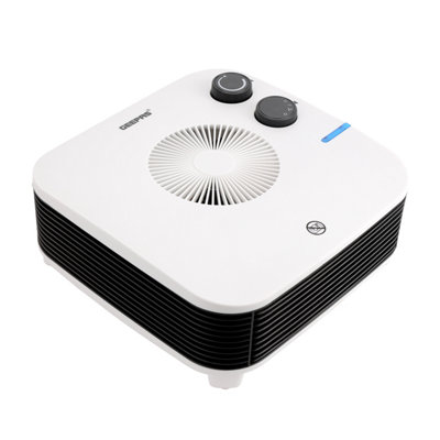 Geepas 2kW Flat Fan Heater with Adjustable Thermostat Cool/Warm/Hot at B&Q