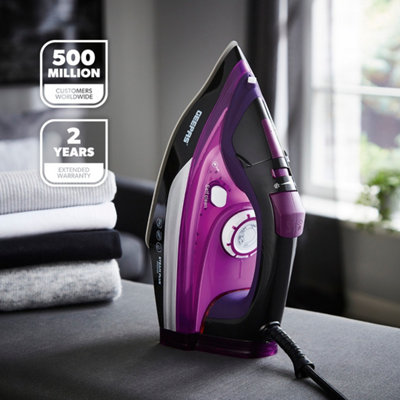 Geepas 3000W Steam Iron 2 in 1 Dry & Wet Steam Iron Adjustable ...